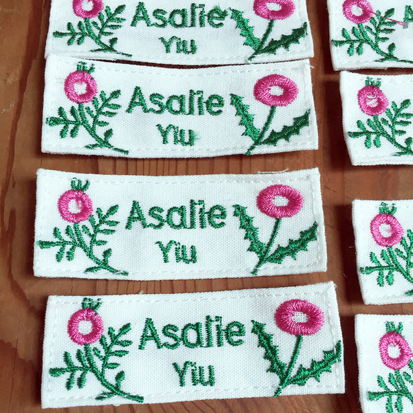 Embroidered Name Patches | Sew-on Name Patches by Blank Sheet